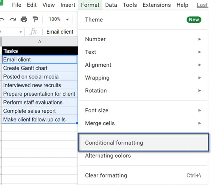 Checklists And Conditional Formatting For Task Management Shem Opolot
